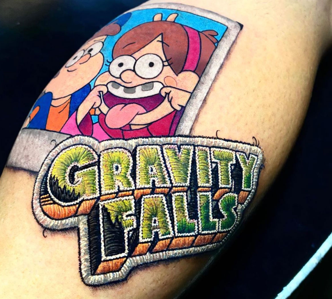 Artist creates Disney and pop culture patch tattoos