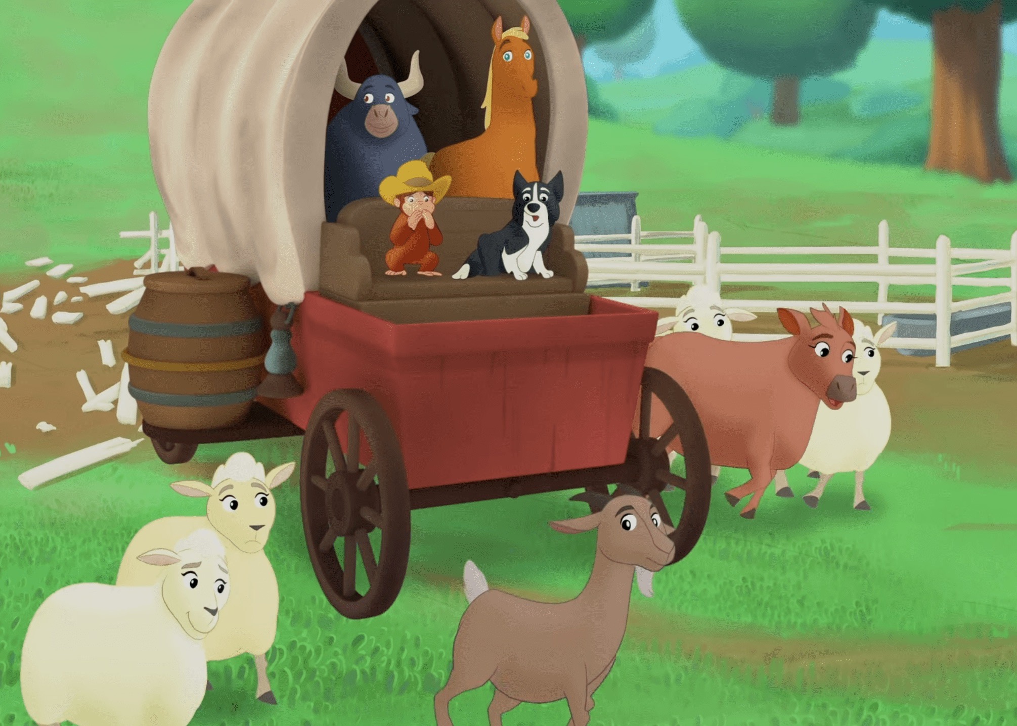 ‘Curious George: Go West, Go Wild’ premieres on Peacock this month