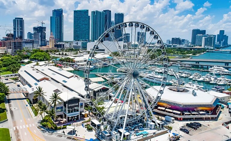 Skyviews Miami giant observation wheel opens at Bayside Marketplace