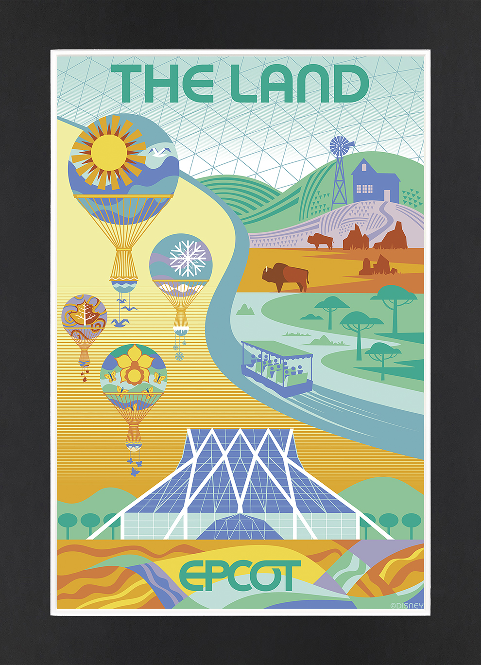 Limited release Epcot posters, lithographs now available on shopDisney