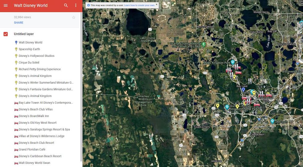 Here’s where to find a map of Walt Disney World