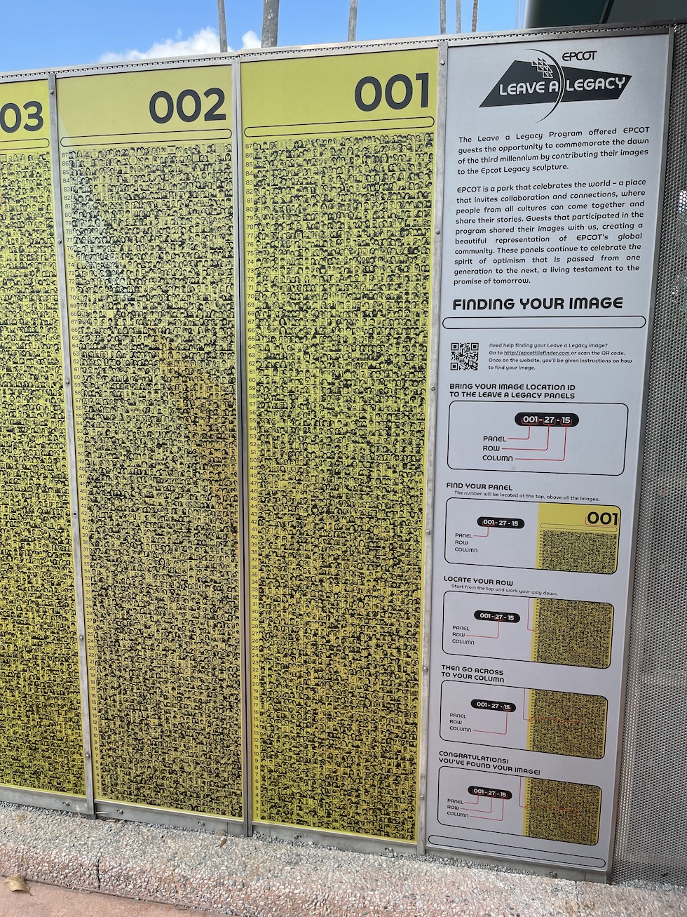 Leave A Legacy display returns to Epcot with brand-new look