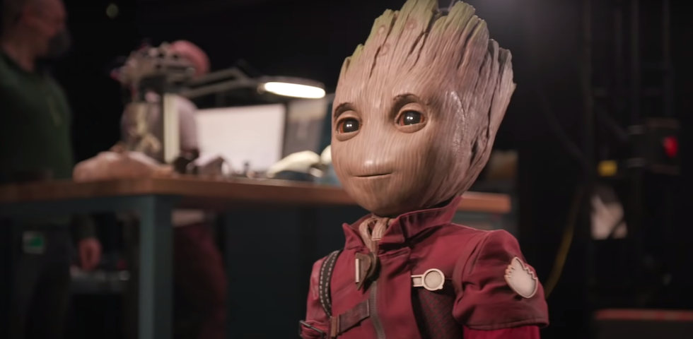 Walt Disney Imagineering reveals walking Baby Groot animatronic as part ...