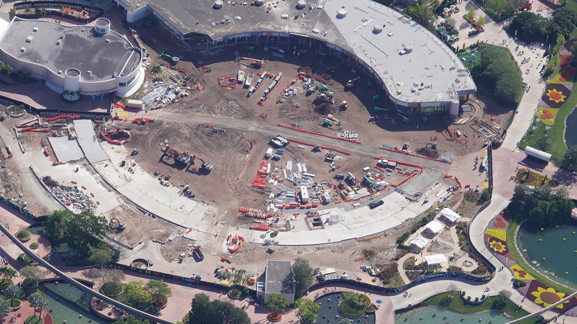 Demolition at Epcot: Years of magic in the making