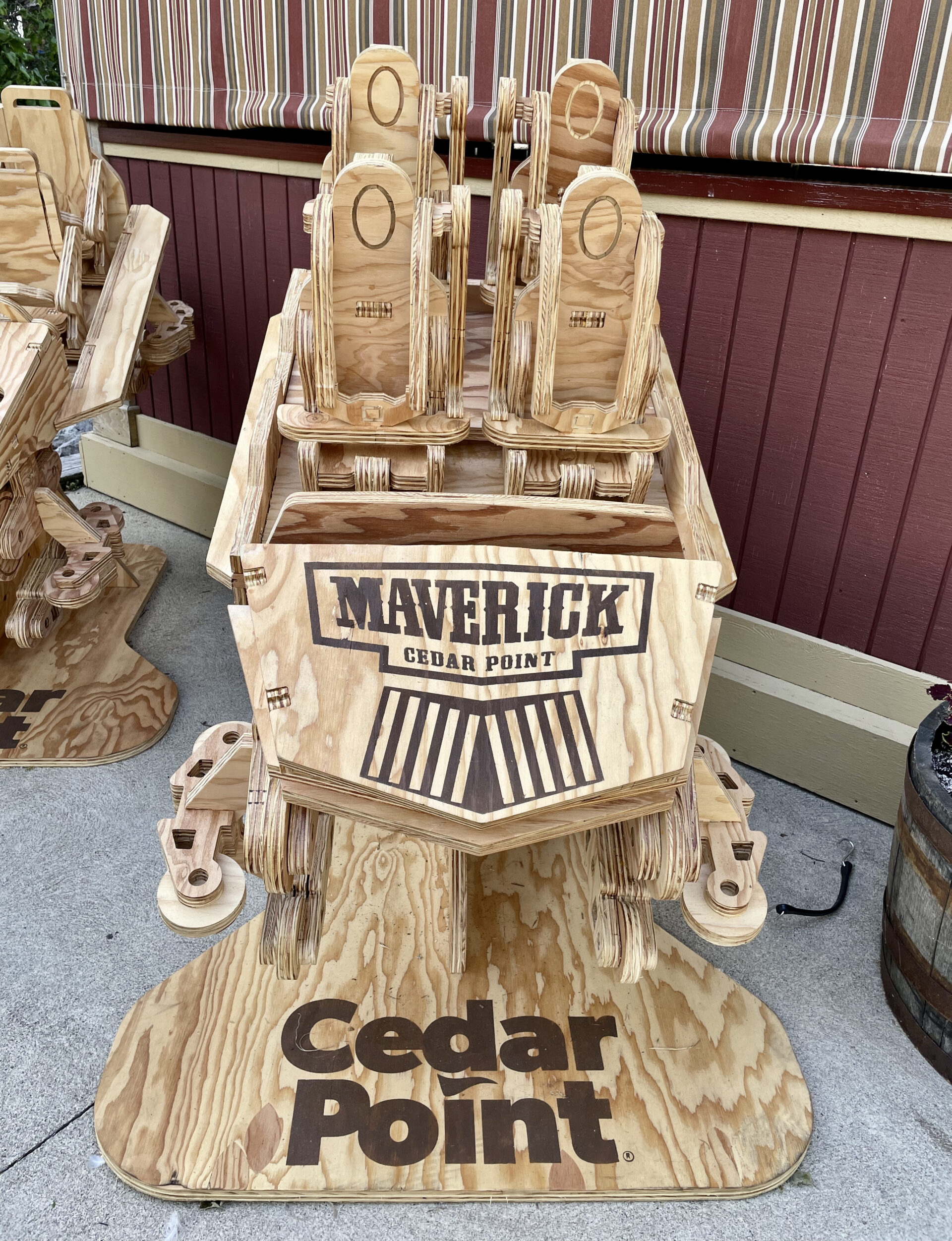 Cedar Point is selling large-scale wooden coaster car replicas