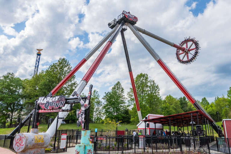 Six Flags America to debut Harley Quinn Spinsanity ride on May 14