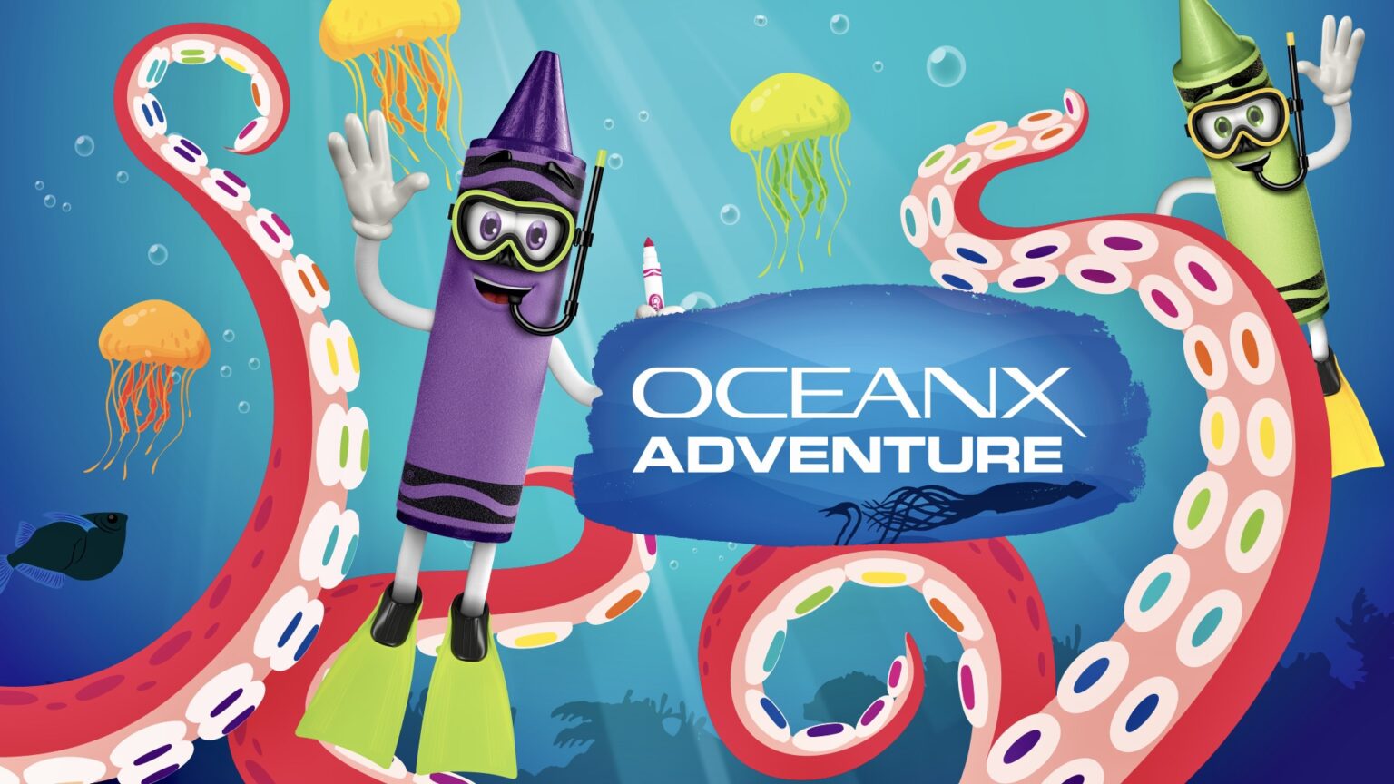 Crayola Experience and OceanX team up for ocean-themed fun