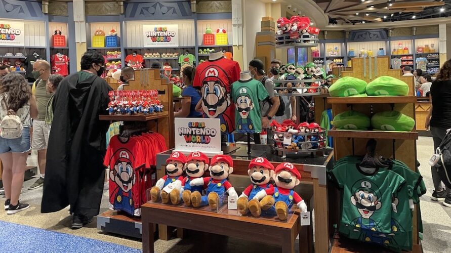 Super Nintendo World merchandise arrives at Universal Studios Hollywood