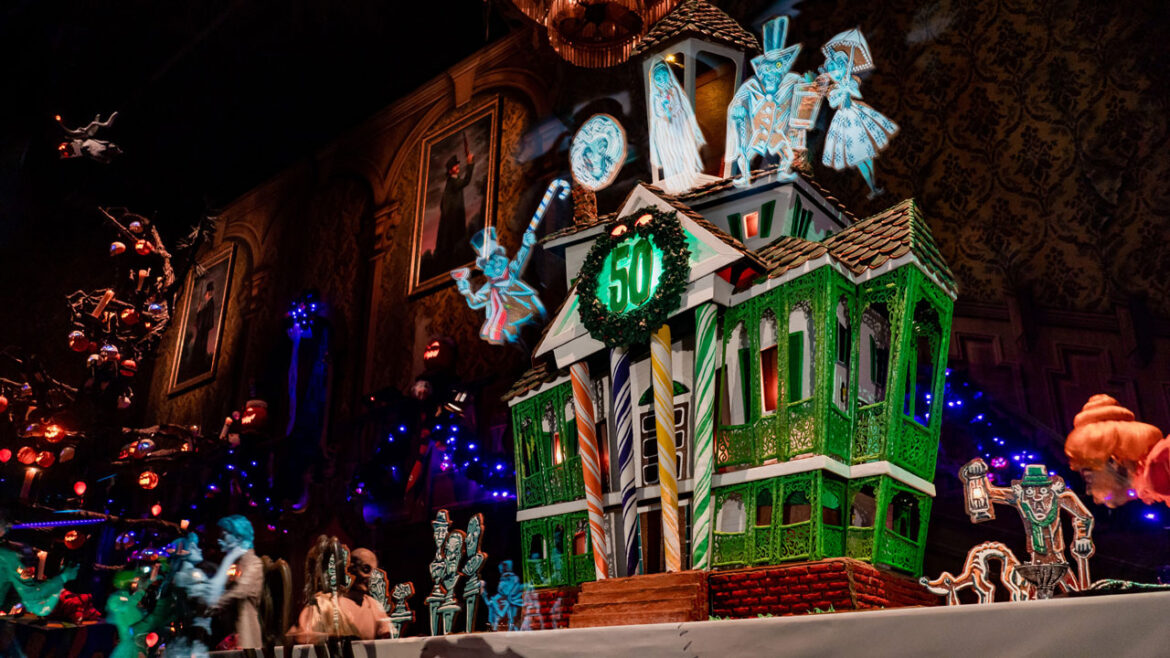 Haunted Mansion Holiday gingerbread house celebrates 20 years
