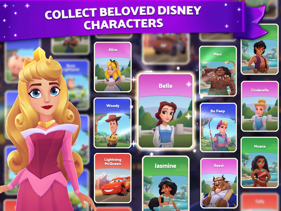 Create your own theme park with 'Disney Wonderful Worlds' mobile game