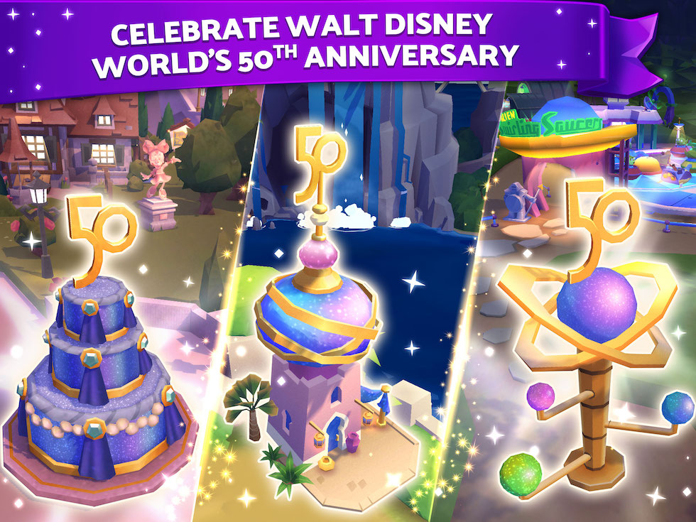 Create your own theme park with 'Disney Wonderful Worlds' mobile game