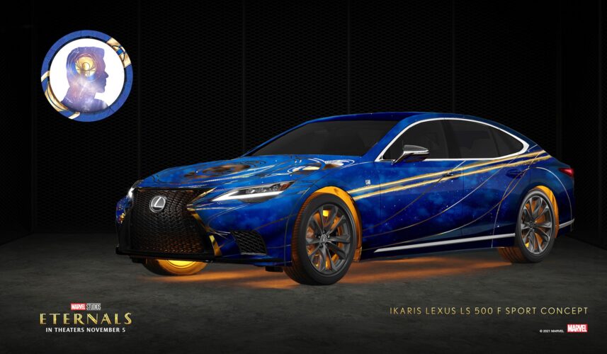 Marvel reveals custom-wrapped ‘Eternals’ Lexus vehicles