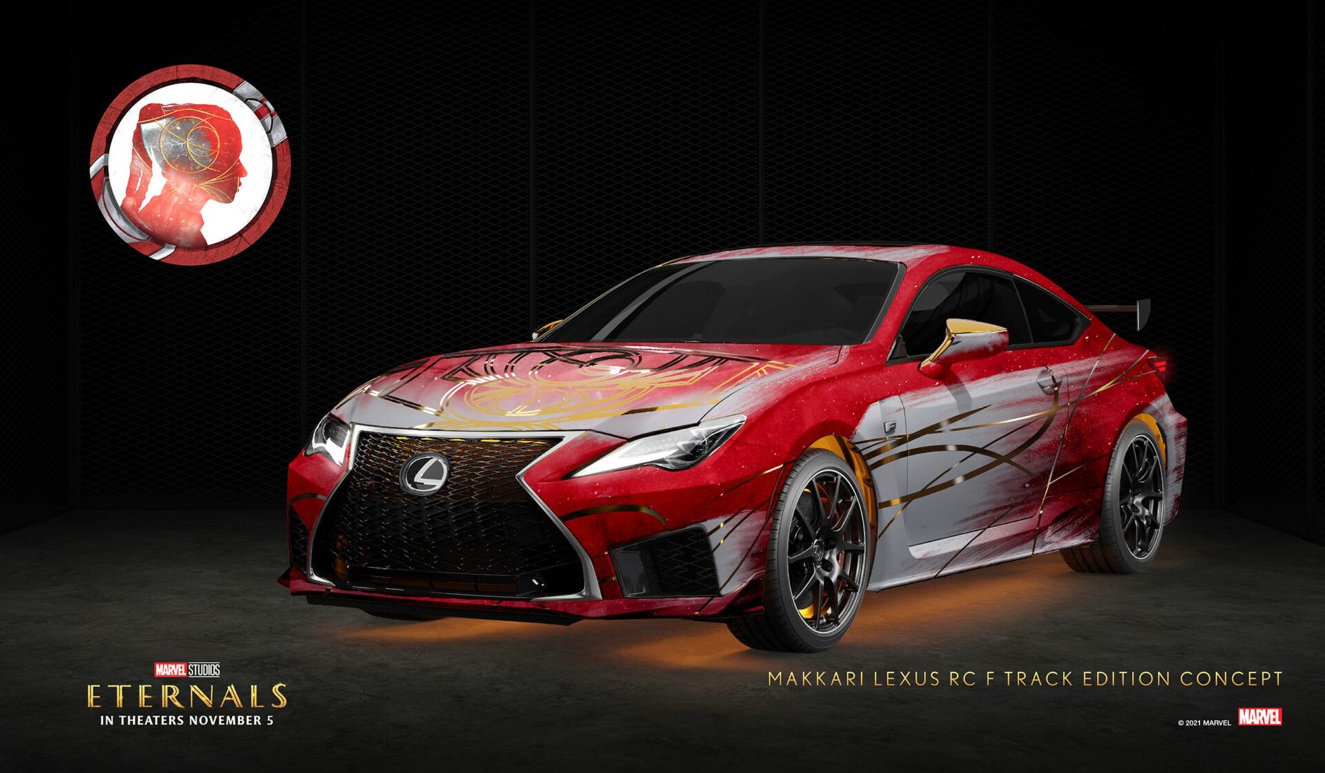 Marvel reveals custom-wrapped ‘Eternals’ Lexus vehicles