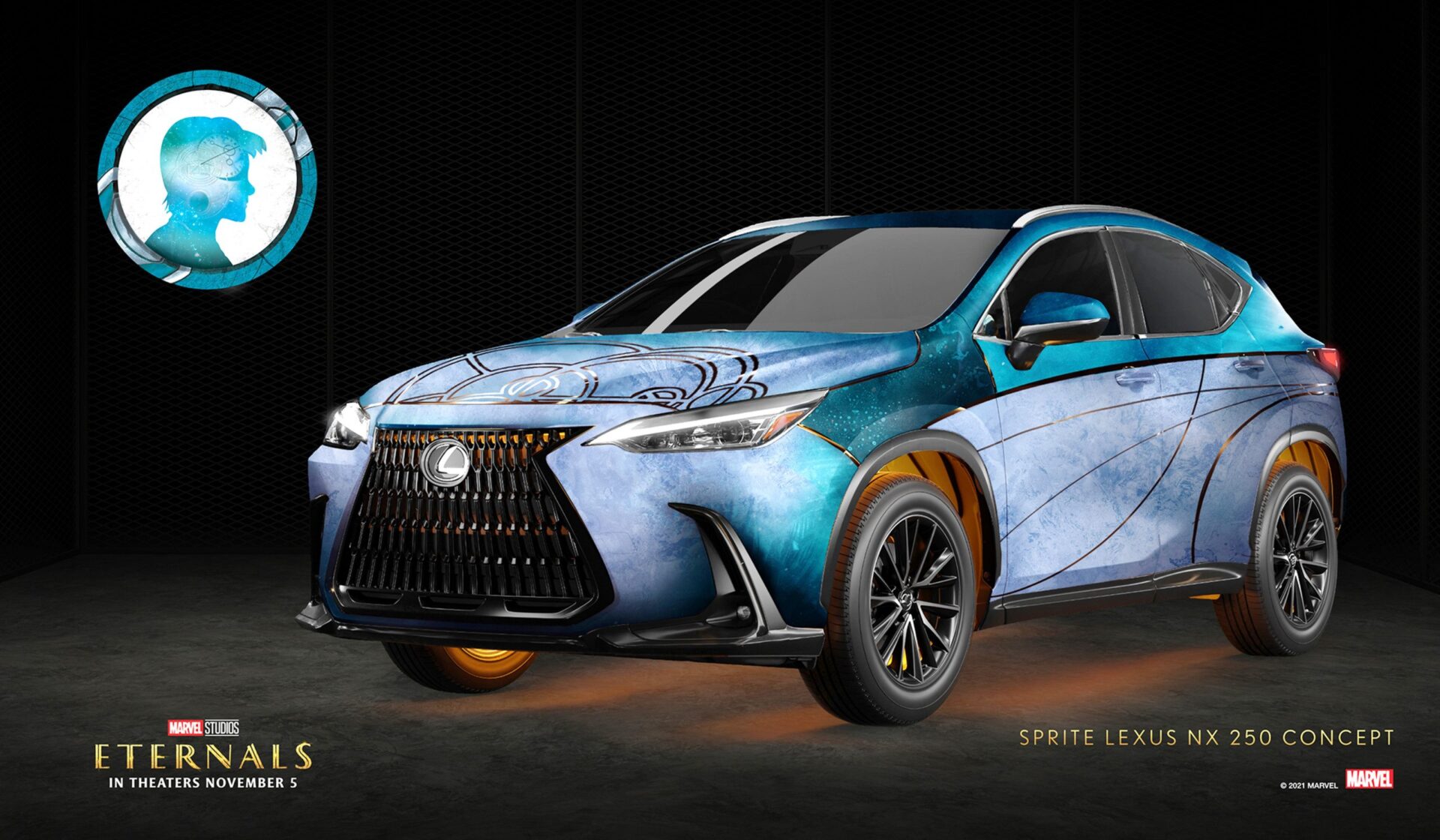 Marvel reveals custom-wrapped ‘Eternals’ Lexus vehicles