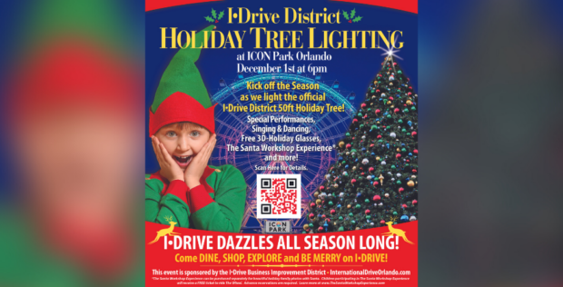 Icon Park to host lighting ceremony for 50-foot holiday tree