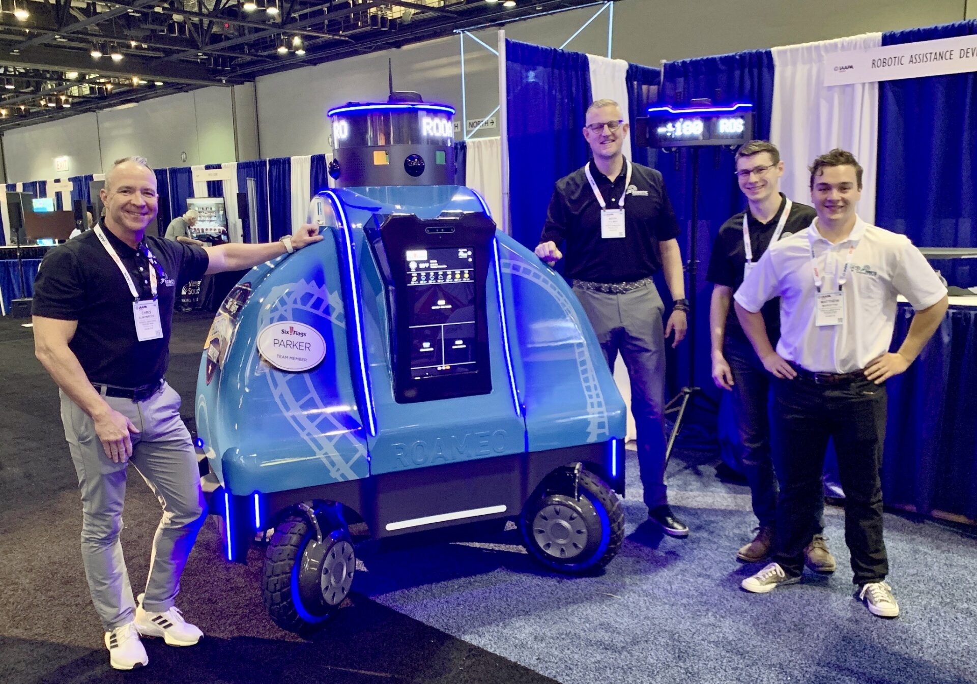 Mobile security robots will soon be patrolling theme parks