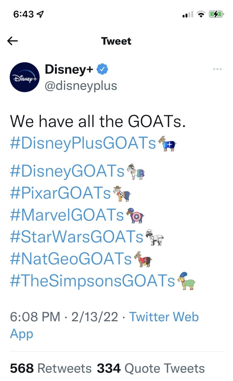 New photos of your favorite Disney+ GOATs