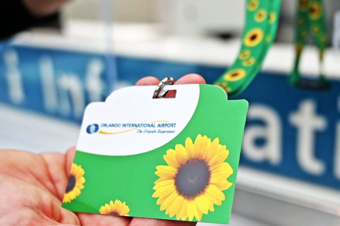 Sunflower Lanyard Program helps passengers navigate Orlando’s airport