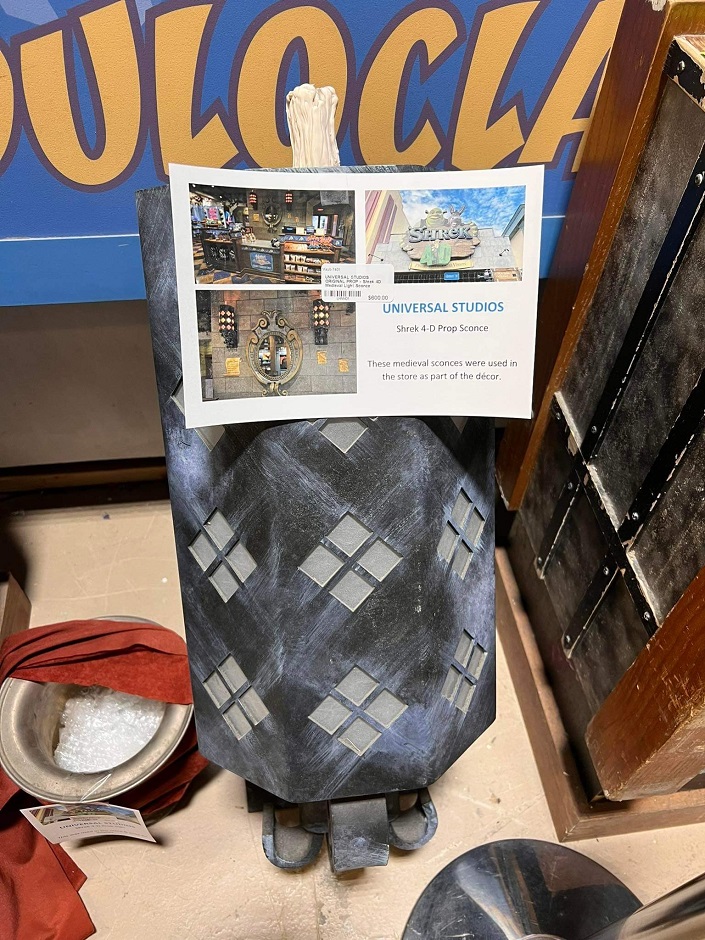 Own a prop from Universal Studios’ Shrek 4-D attraction