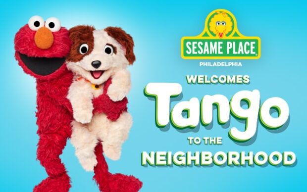 Sesame Place welcomes Elmo's puppy Tango