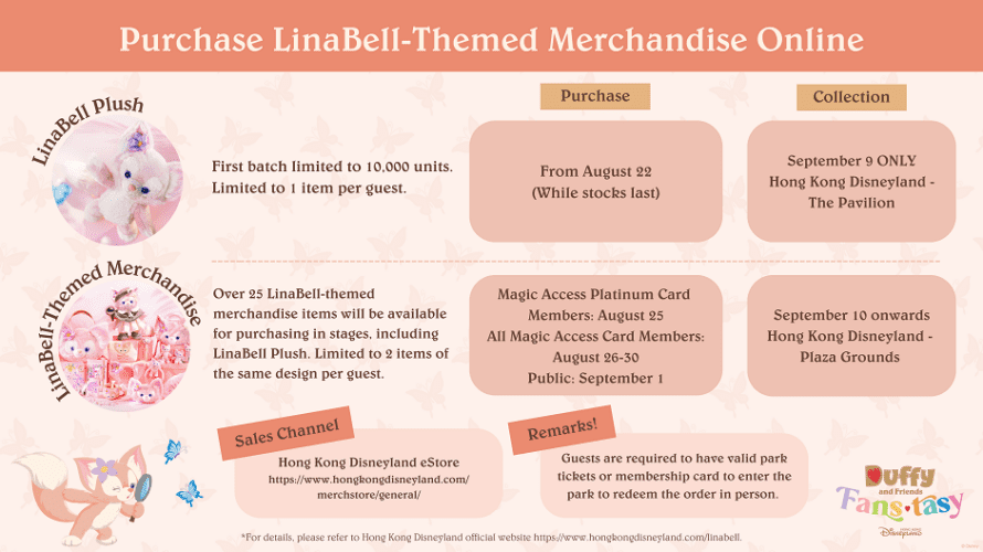 Duffy Fans-tasy and LinaBell are coming to Hong Kong Disneyland