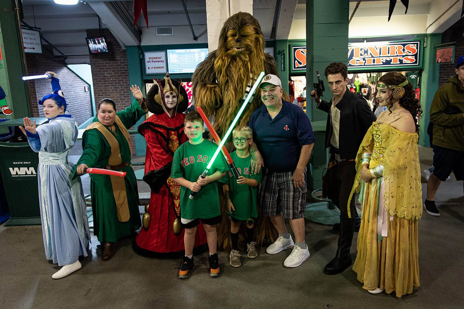 Boston Red Sox turn on the Star Wars style