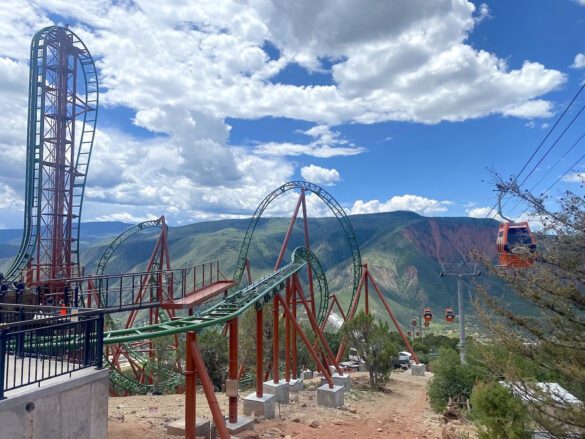 Glenwood Caverns Adventure Park unveiled Defiance roller coaster