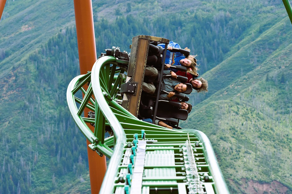 Glenwood Caverns Adventure Park unveiled Defiance roller coaster