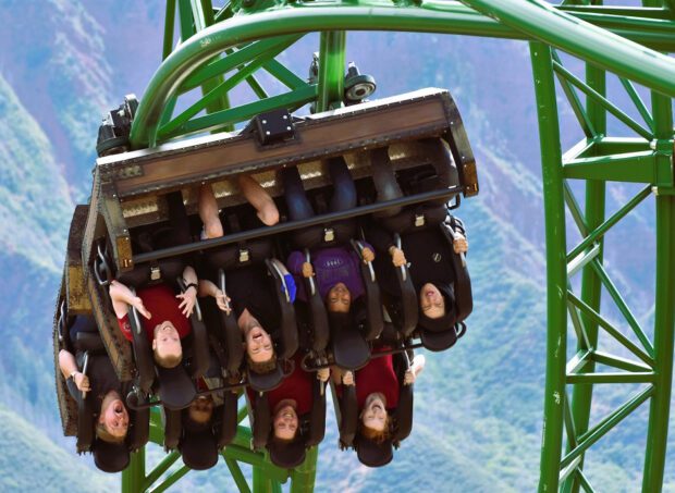 Glenwood Caverns Adventure Park unveiled Defiance roller coaster