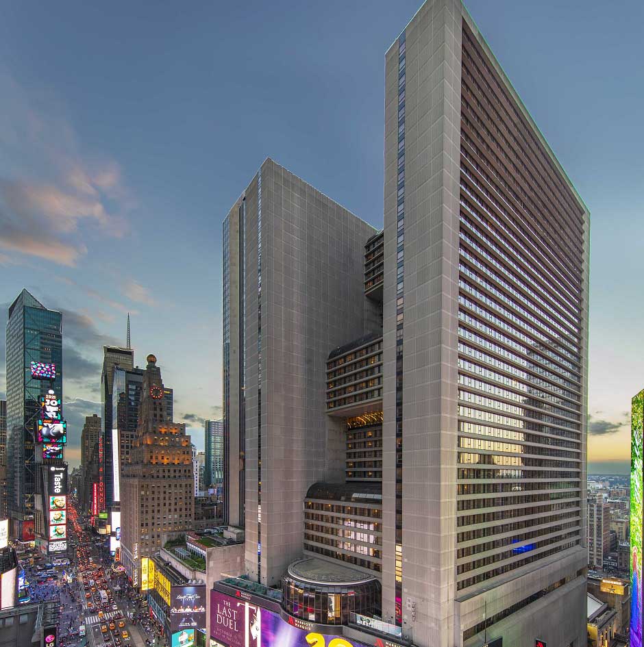 Marriott Marquis Exterior Renovation NEW YORK MARRIOTT MARQUIS