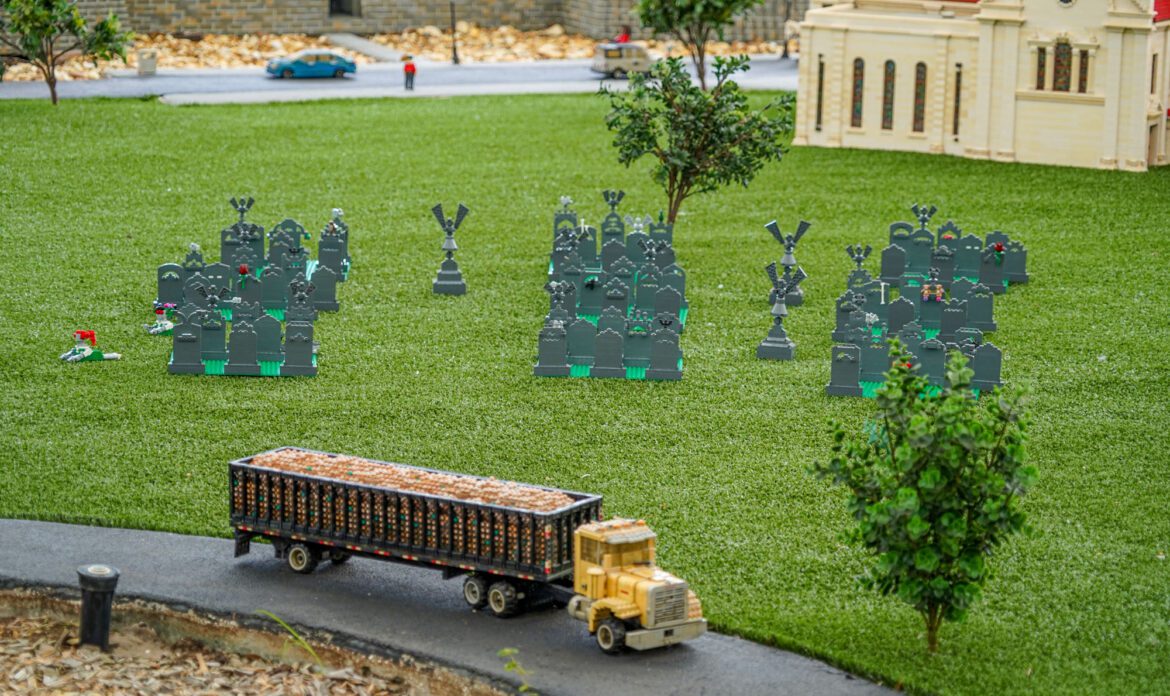 Lego Miniland USA given Halloween overlay at Legoland Florida