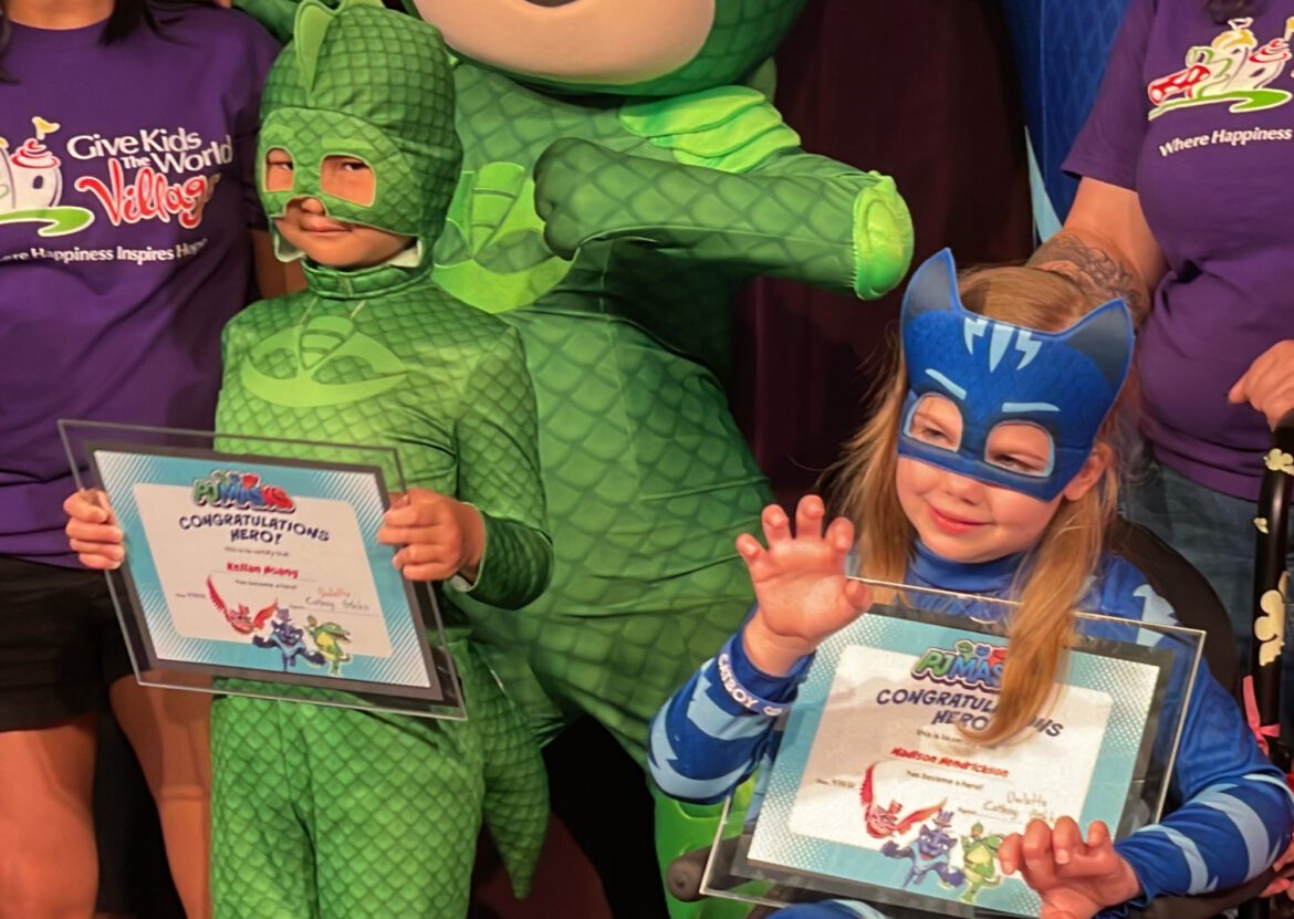 Give Kids The World & PJ Masks Celebrate 'Real Life Kid Heroes'