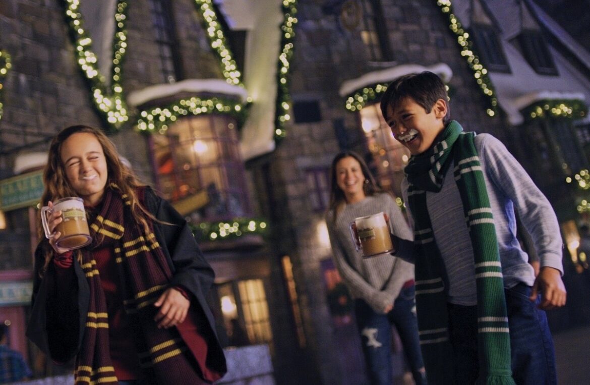 holidays at Universal Hollywood with Harry Potter and the Grinch
