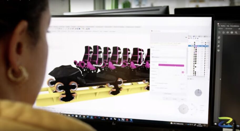 Zamperla Lightning train revealed at IAAPA