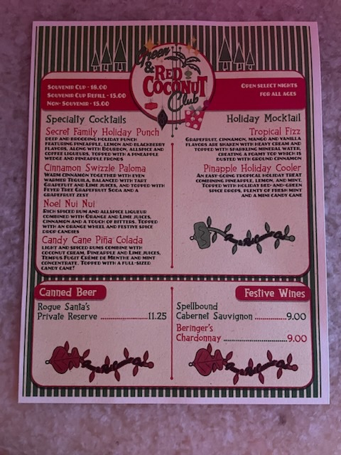 Red Coconut Club at Universal’s CityWalk takes on festive theme