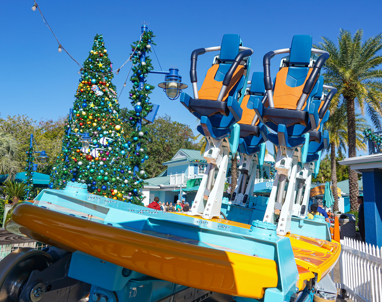 SeaWorld's Pipeline Surf Coaster completes track installation