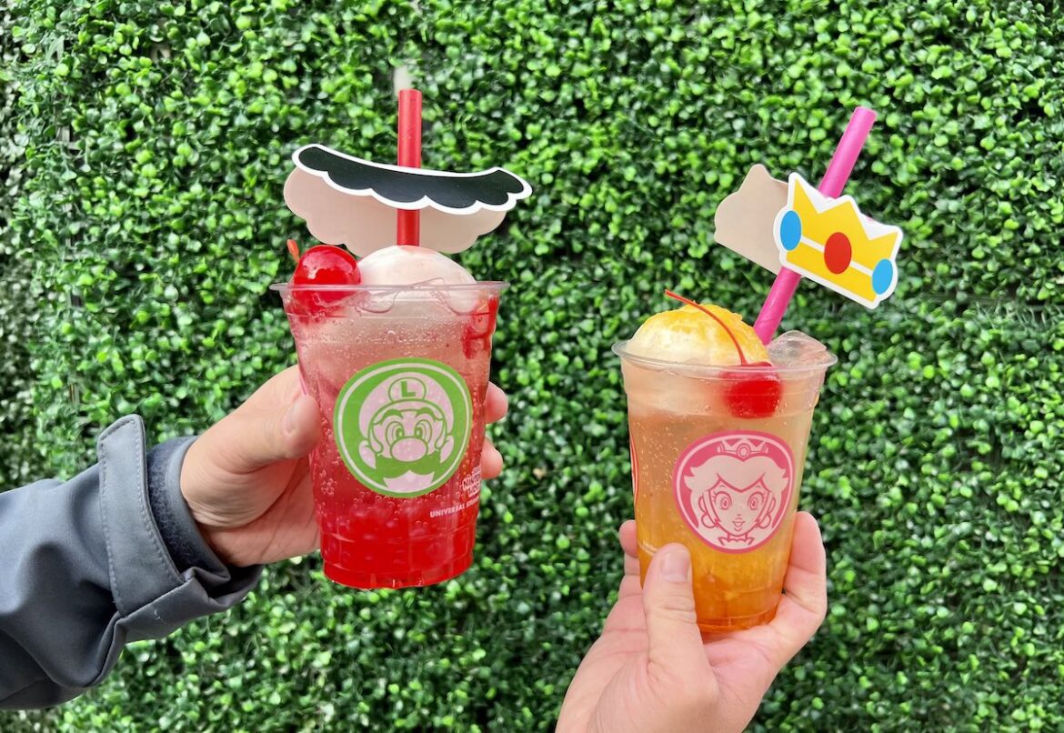 Super Nintendo World snack stand at Universal Studios Hollywood