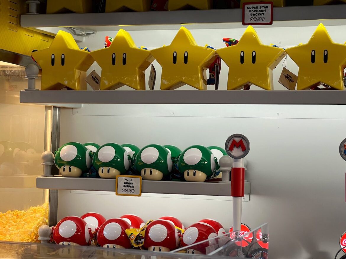 Super Nintendo World snack stand at Universal Studios Hollywood