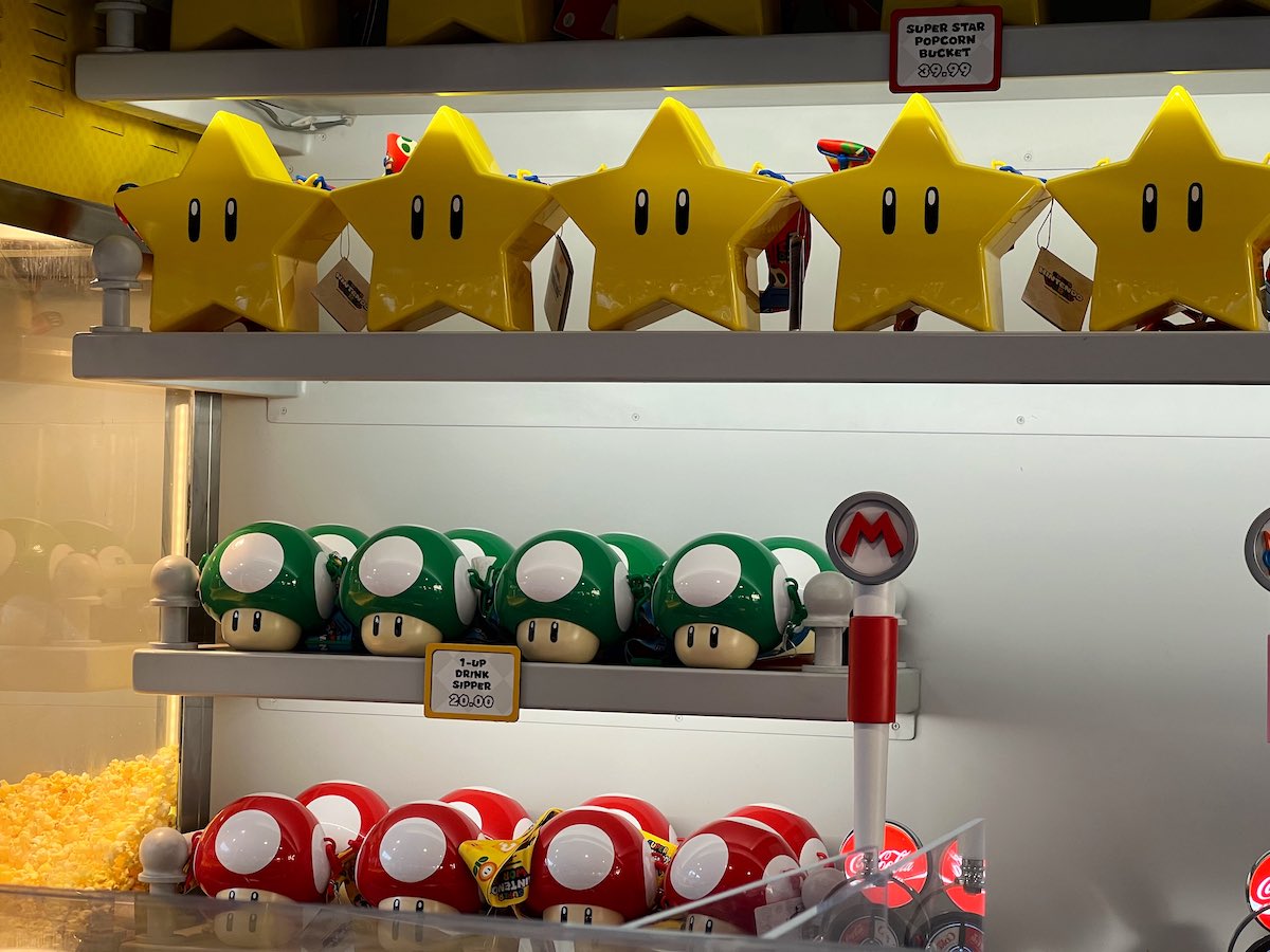 Super Nintendo World snack stand at Universal Studios Hollywood