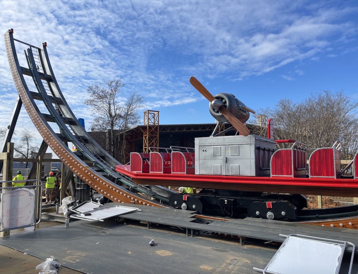 Photo Tour: Construction ramps up at Carowinds’ Aeronautica Landing