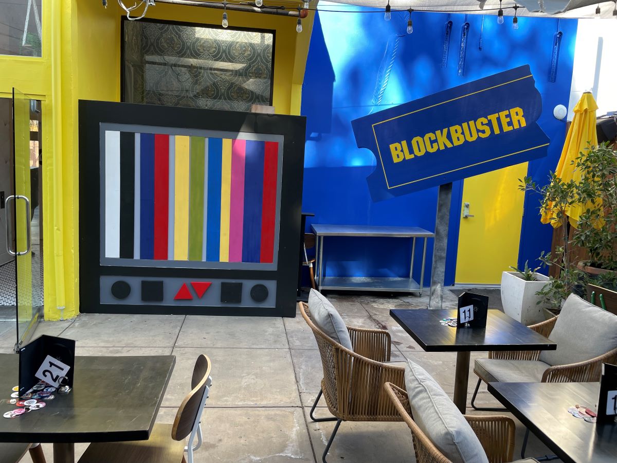 Blockbuster Pop-Up Bar is open in Los Angeles