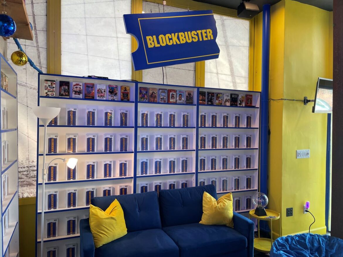 Blockbuster Pop-Up Bar is open in Los Angeles