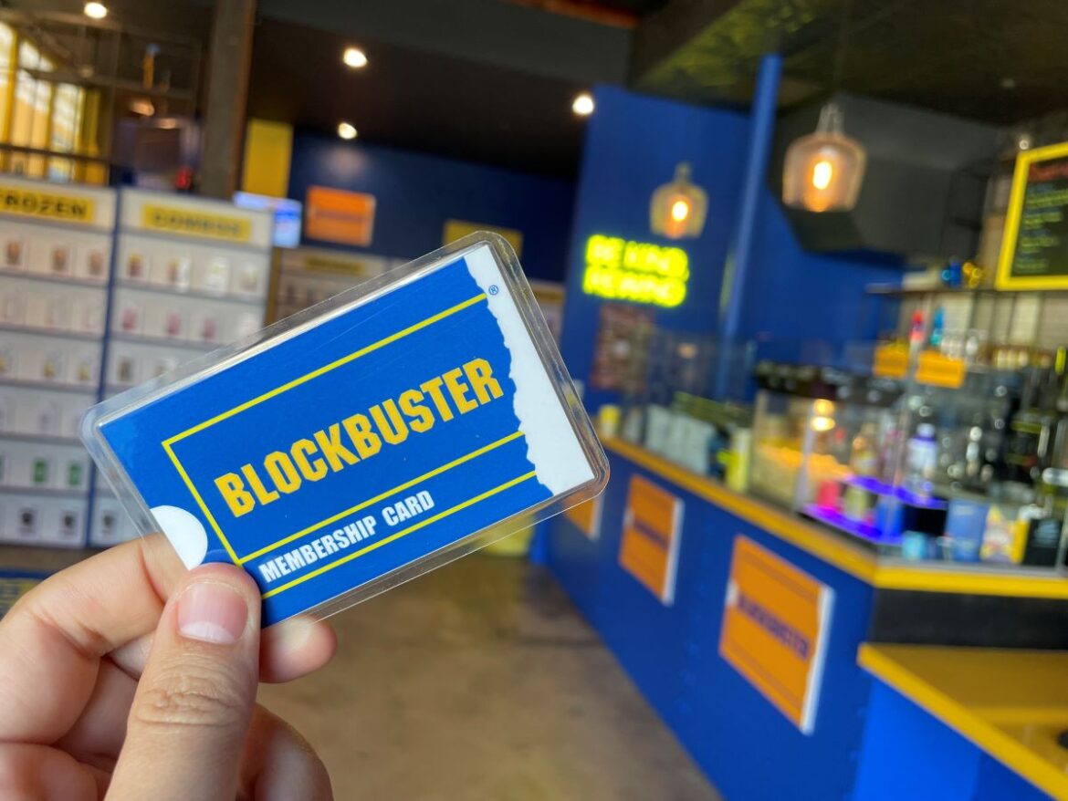 Blockbuster Pop-Up Bar is open in Los Angeles