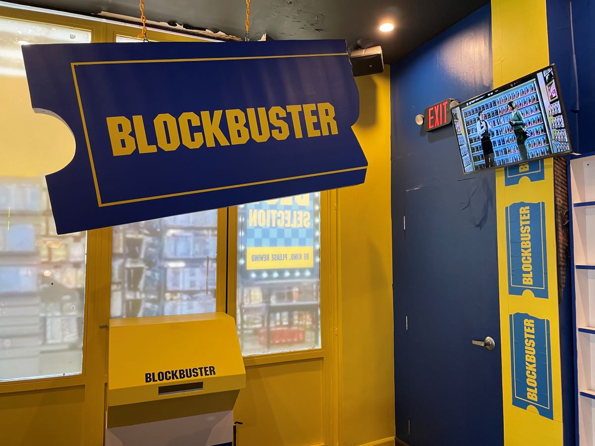 Blockbuster Pop-Up Bar is open in Los Angeles