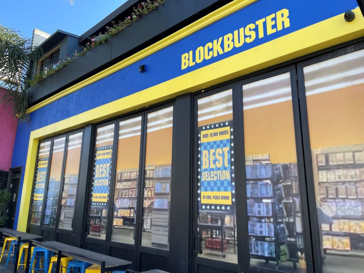 Blockbuster Pop-Up Bar is open in Los Angeles