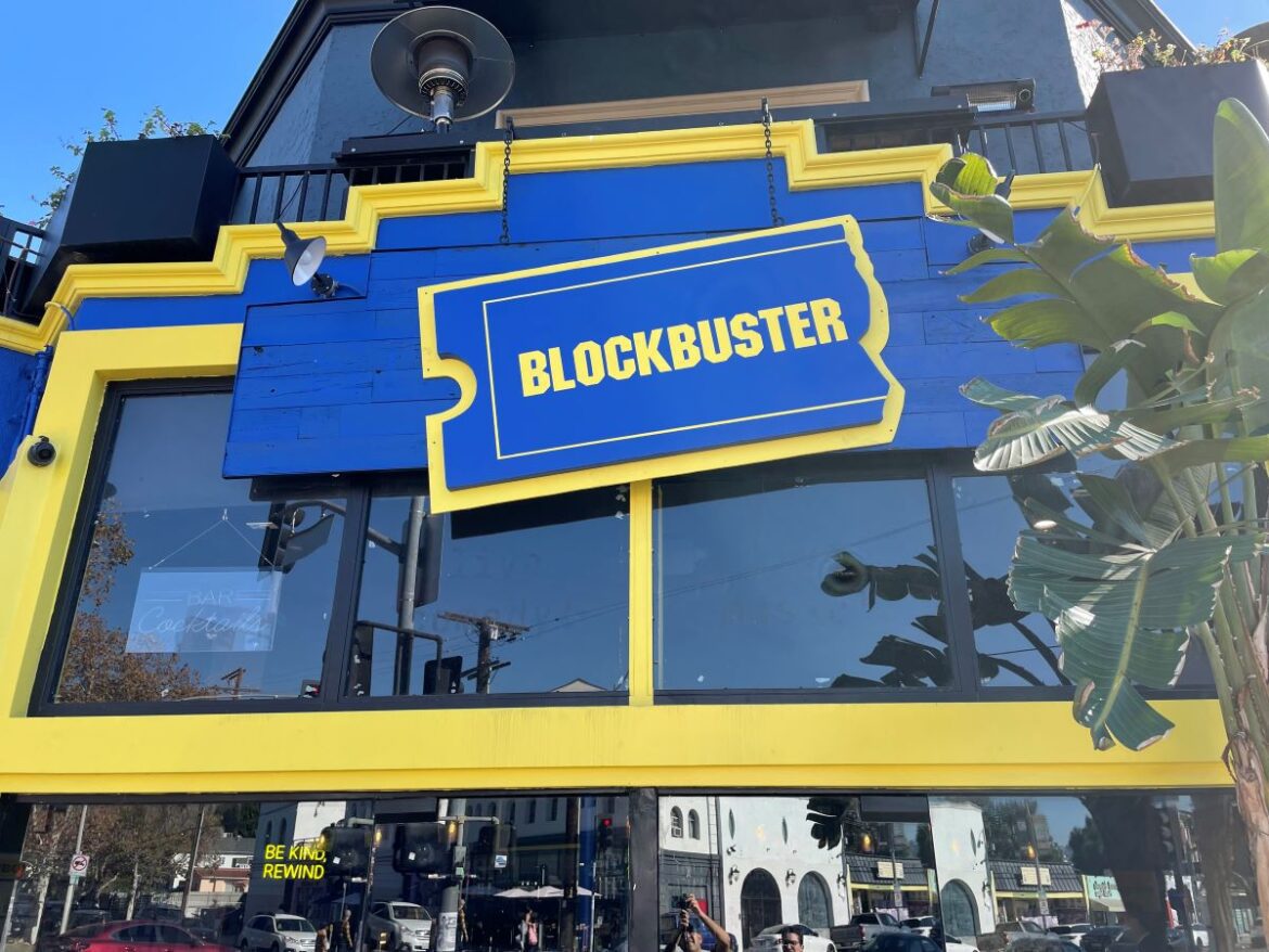 Blockbuster Pop-Up Bar is open in Los Angeles