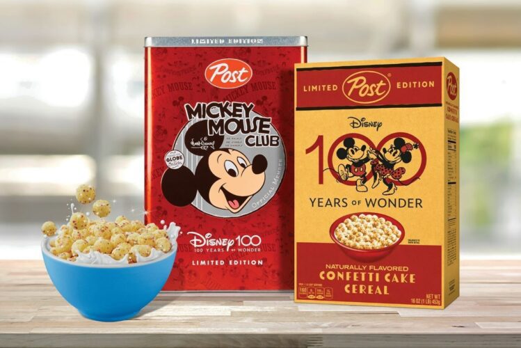 New Disney100 Post cereals celebrate Disney’s 100th-anniversary