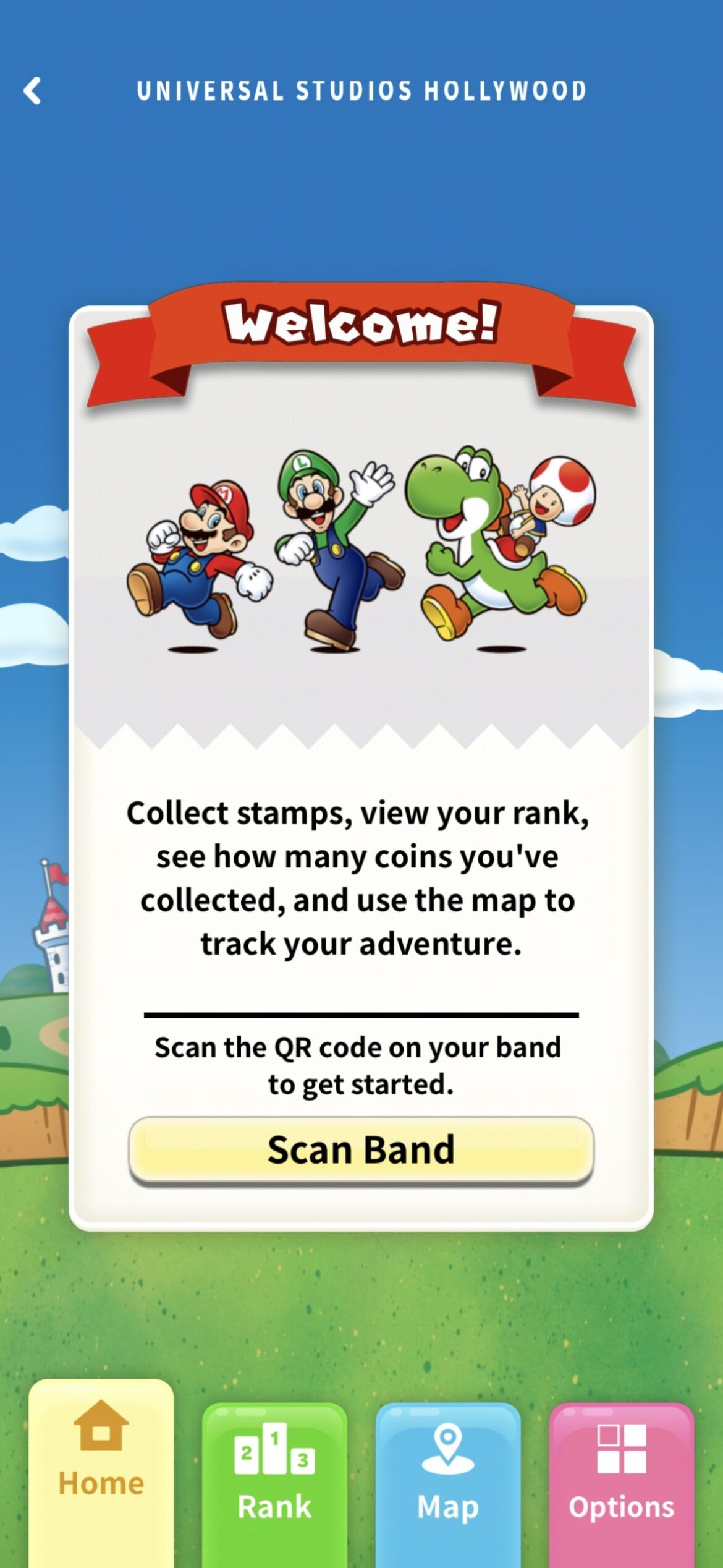 How do Power-Up Bands work in Super Nintendo World?