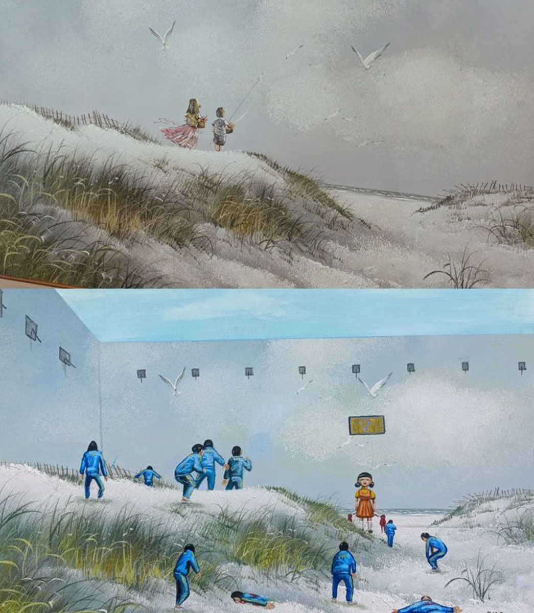 Artist recycles artwork with Star Wars and pop culture designs