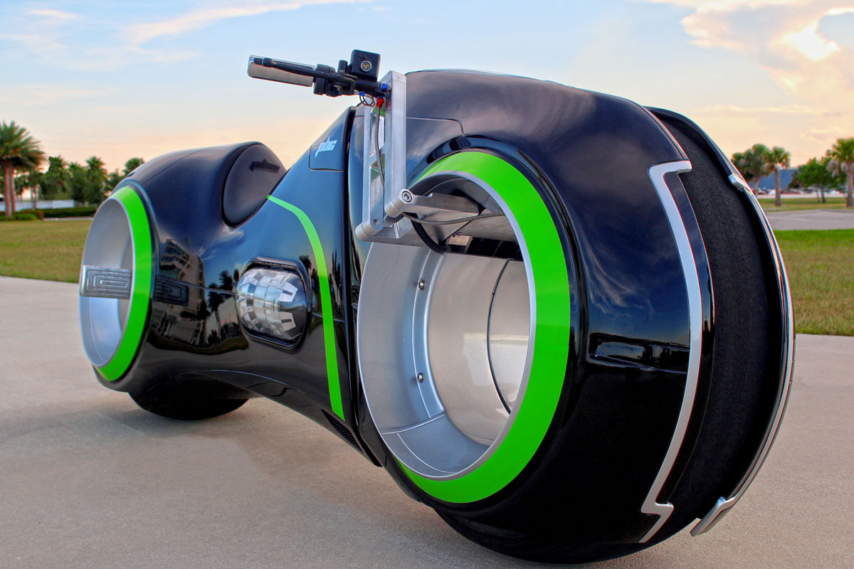 Real world Tron Lightcycle for sale, starting at $100,000